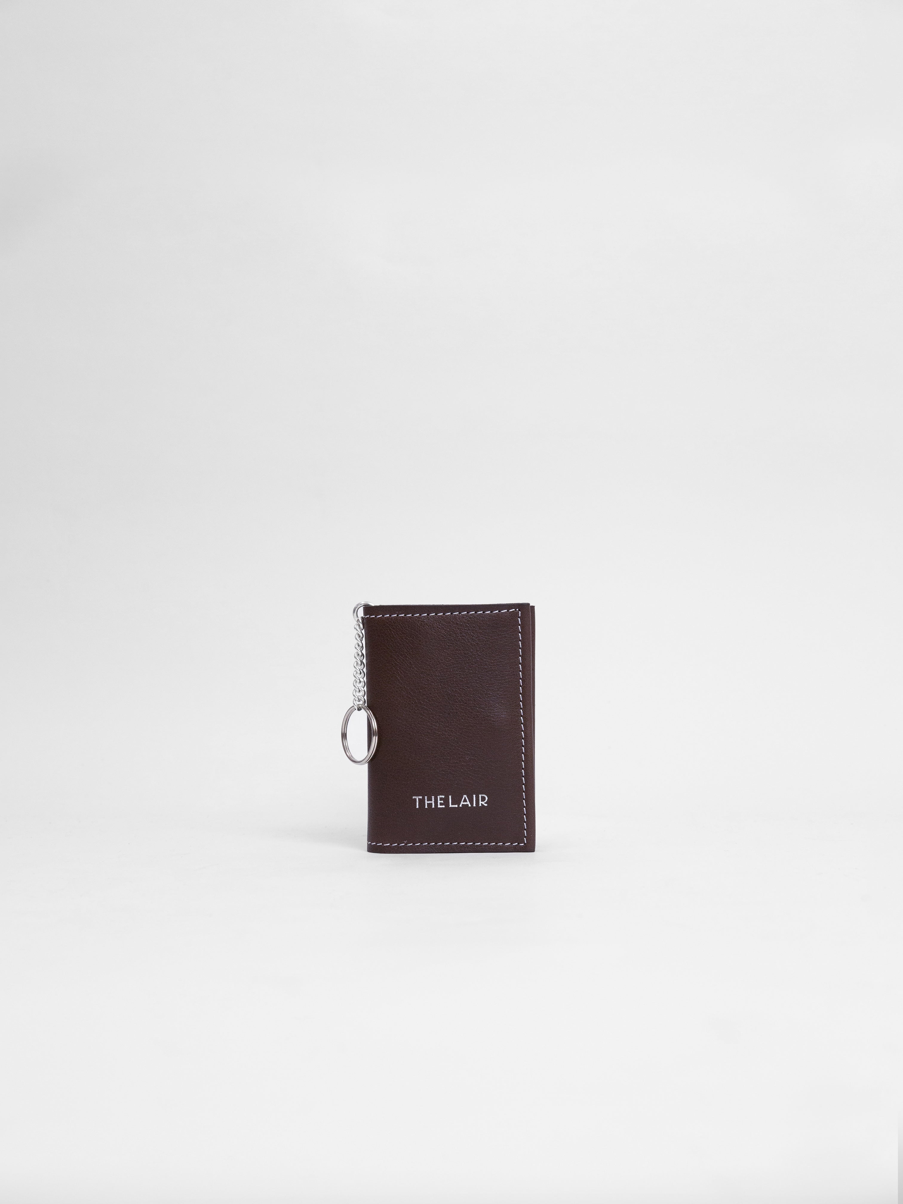 The Lair Claude Chain Wallet Mahogany